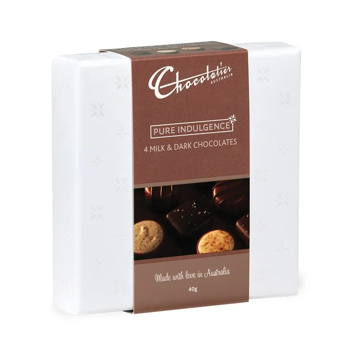 Pure Indulgence Assorted Truffles Gift Box 150g — Chocolatier Australia