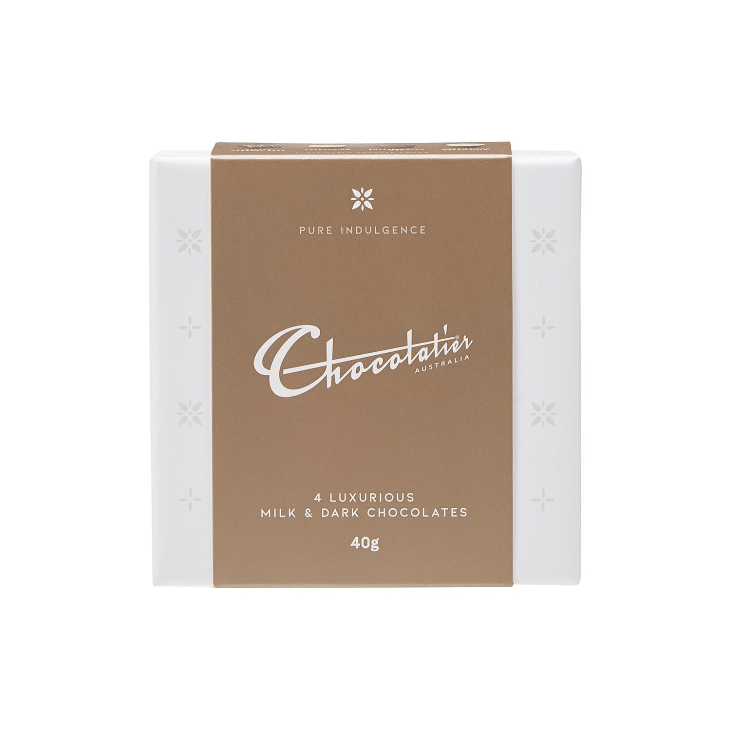 Pure Indulgence Assorted Chocolates Gift Box 40g — Chocolatier Australia