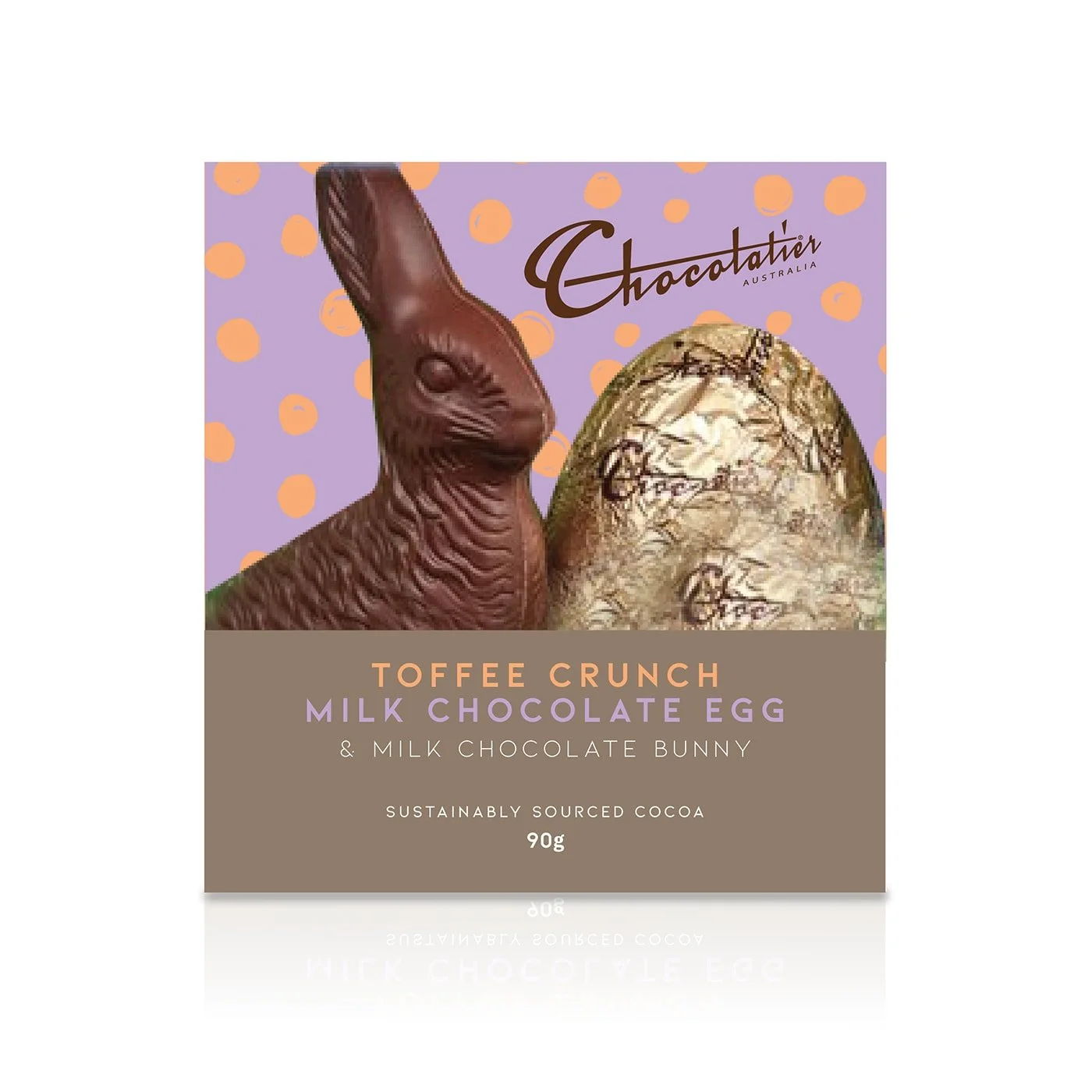 Toffee Crunch Milk Chocolate Easter Egg and Bunny — Chocolatier Australia