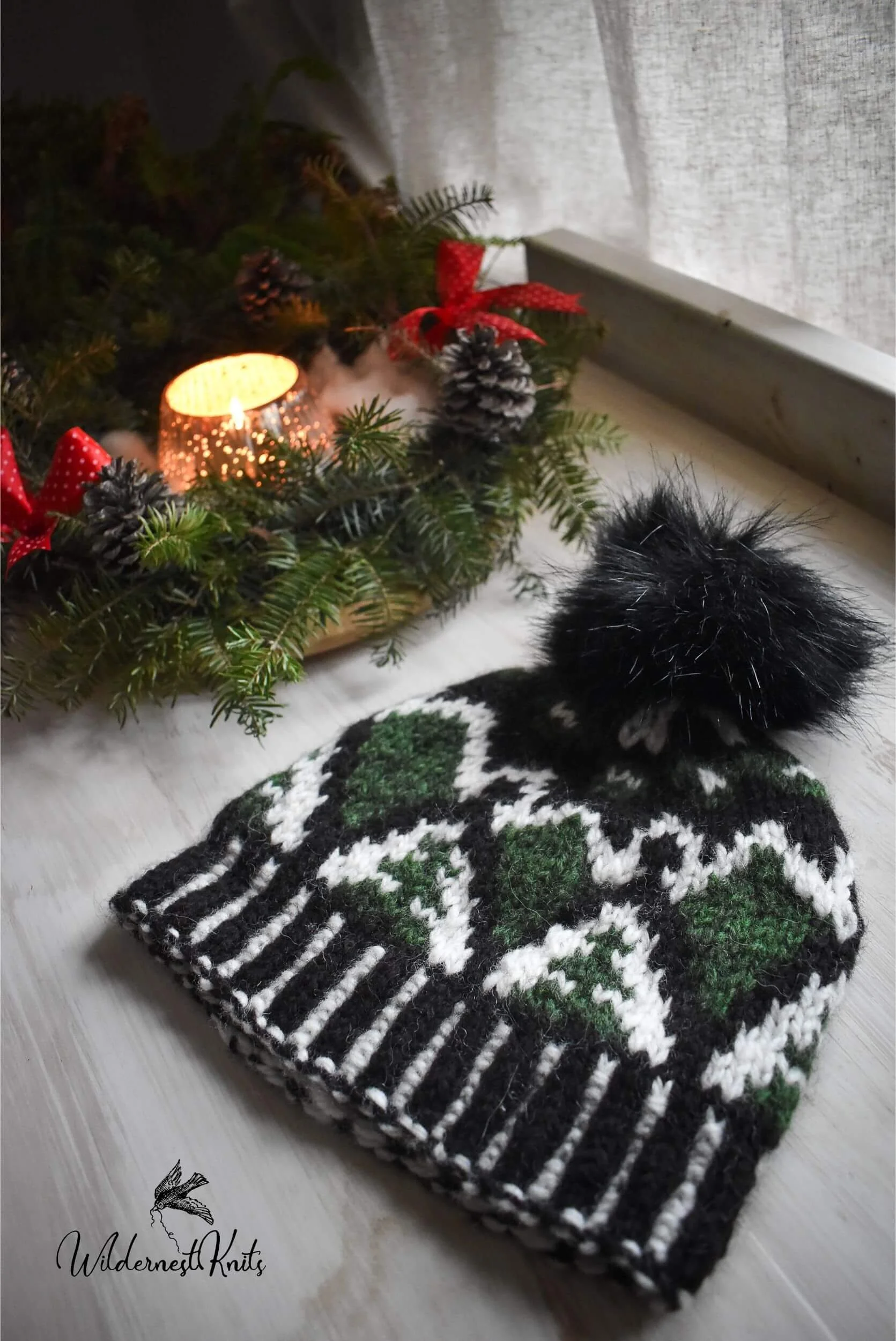 Fair Isle Hat Knitting Pattern Free Pattern: Faire Winter Beanie