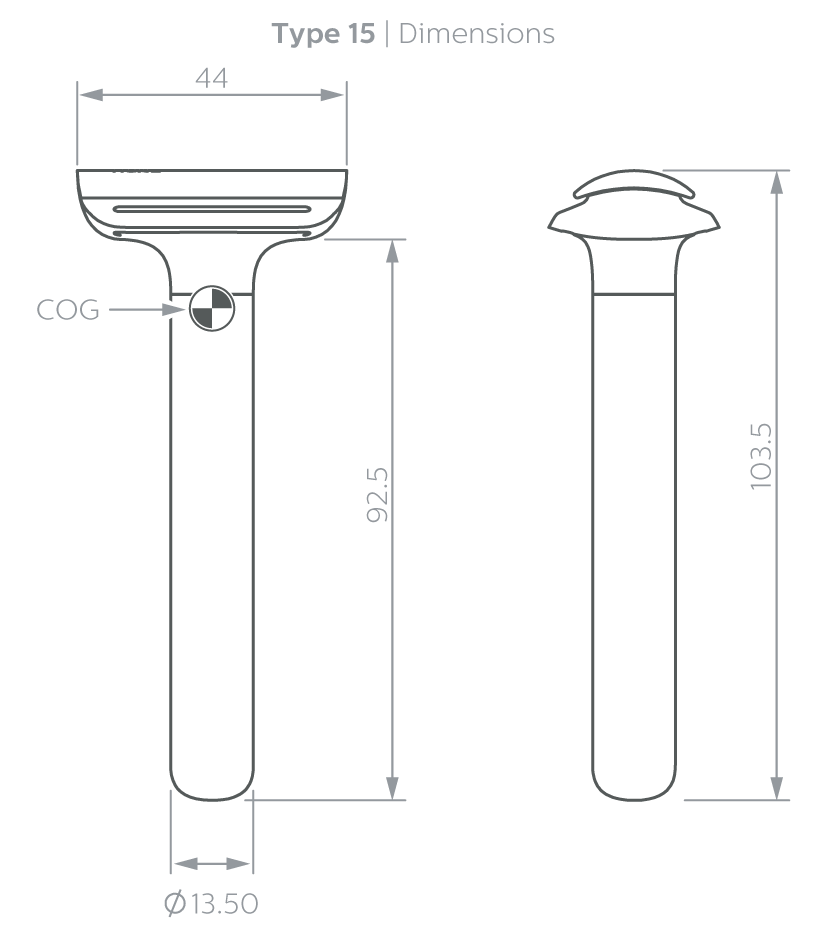 Hone Shaving — Hone Type 15 Brass Safety razor