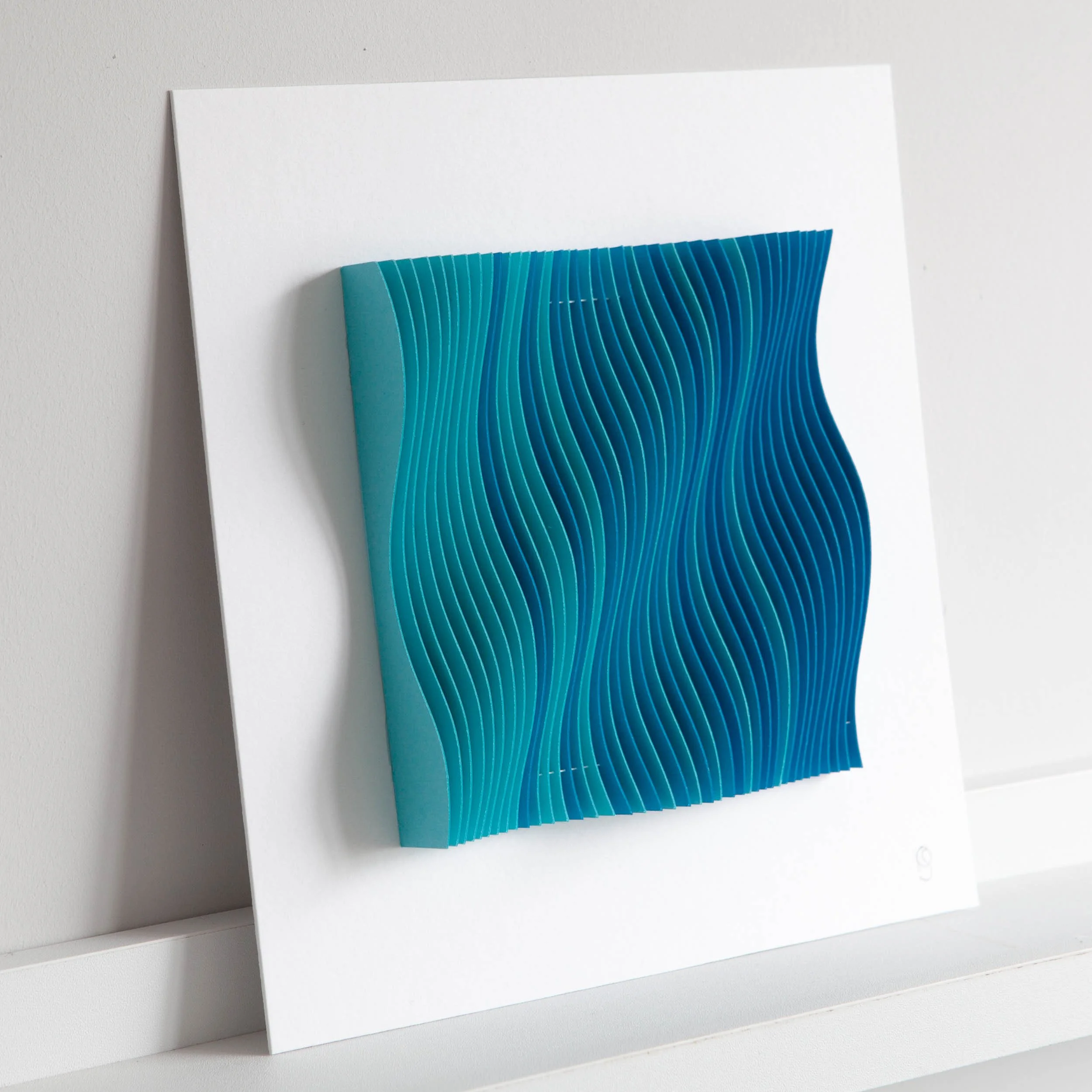 Waveform Jitter Blue Detail - Limited Edition Giclee Print. — Paul ...