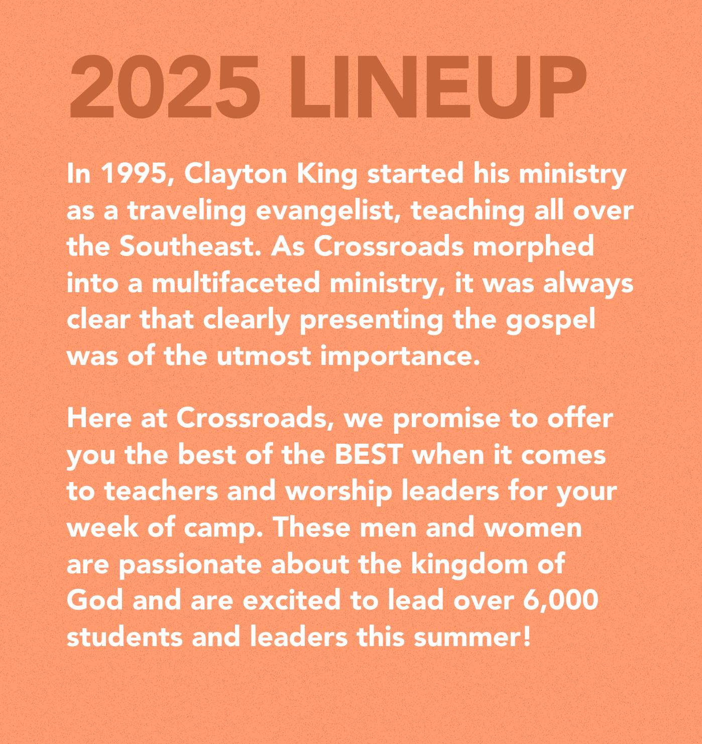Crossroads Summer Camp