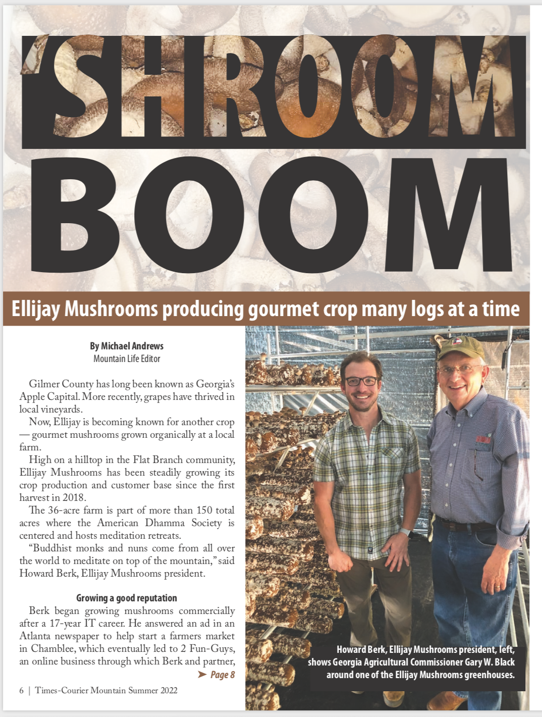 'Shroom Boom — Ellijay Mushrooms