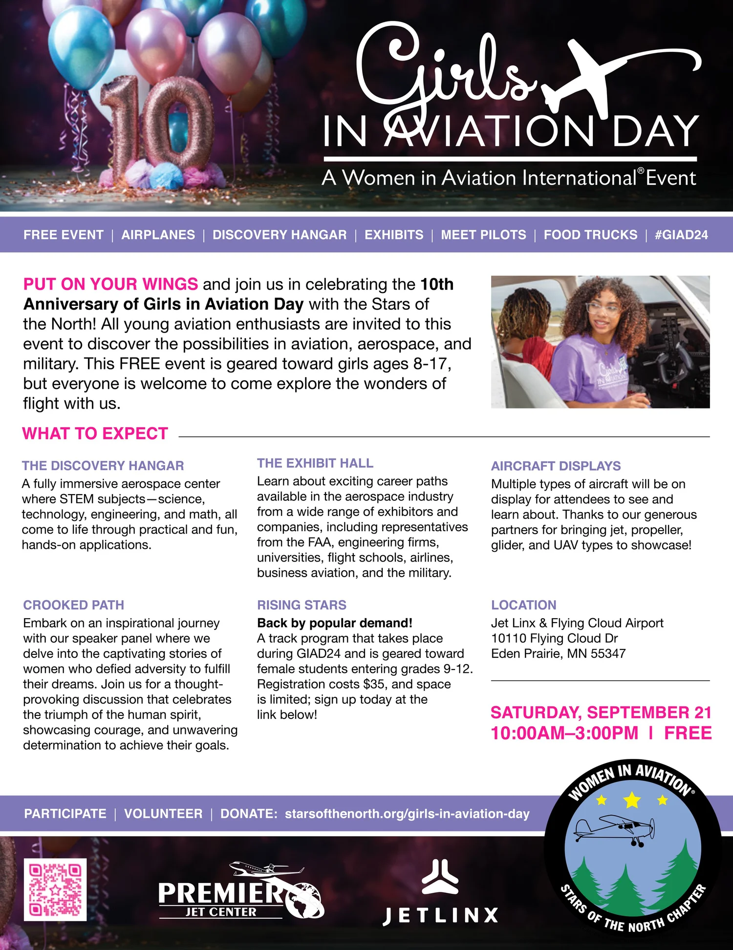 Girls in Aviation Day — Stars of the North