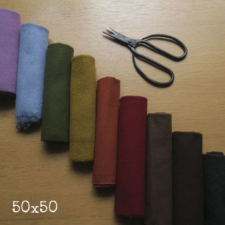 Uldstof│Fin orange vadmel││Eva mm Engelhardt | nordisk broderi ...