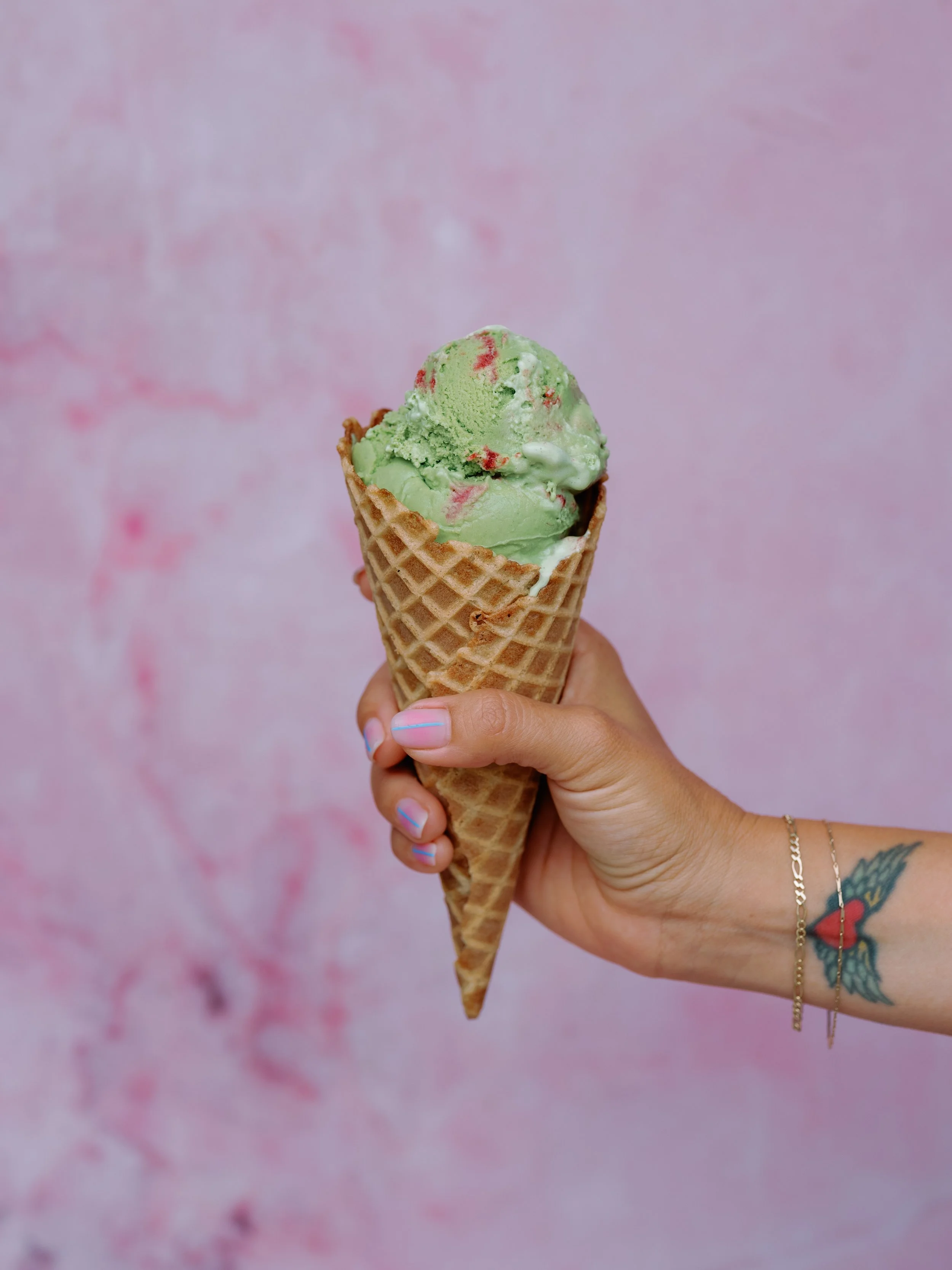 Strawberry Swirl Ice Cream