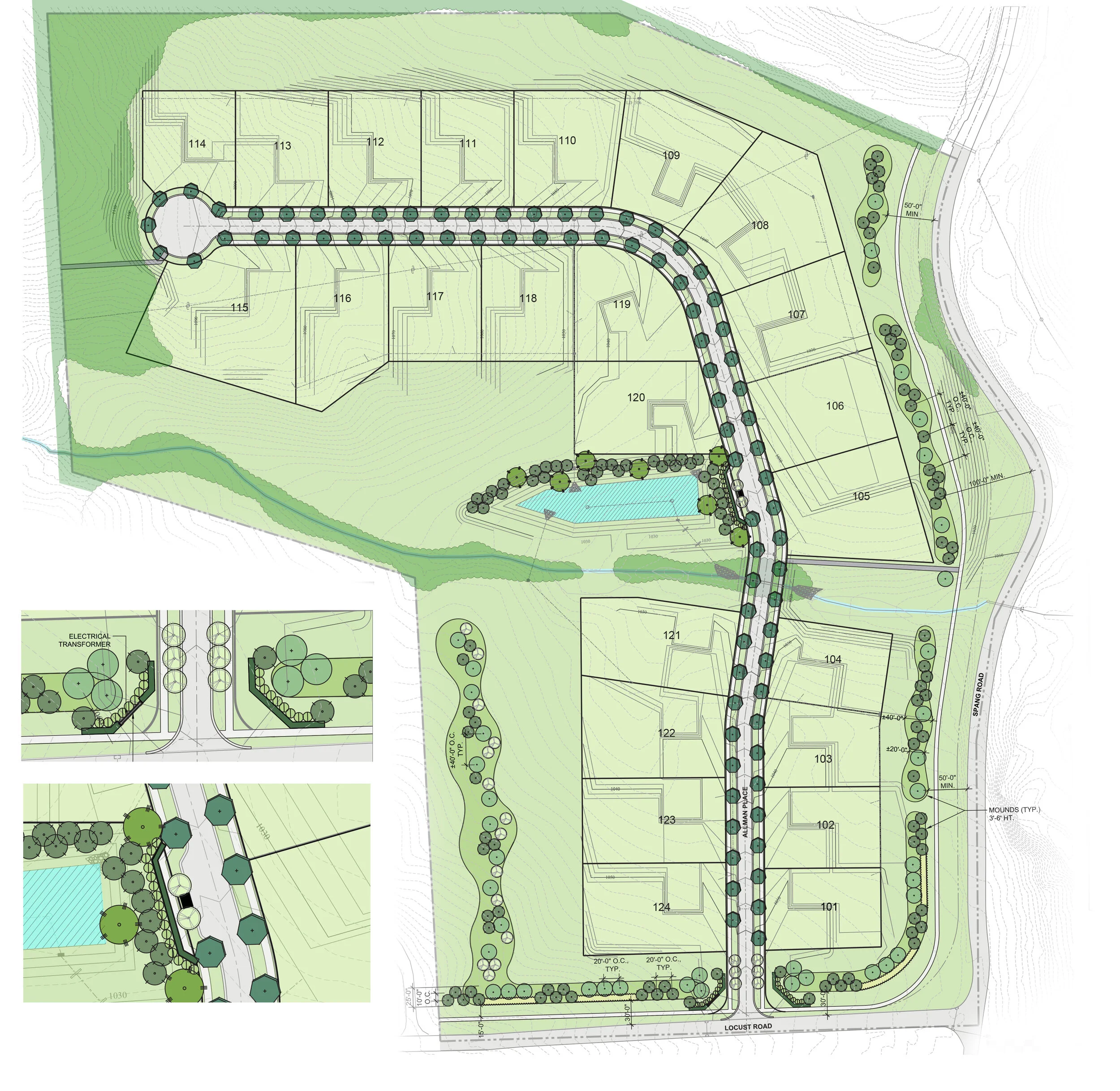 Community Site Landscape Plan — Heather O'Brien Landscape Architect