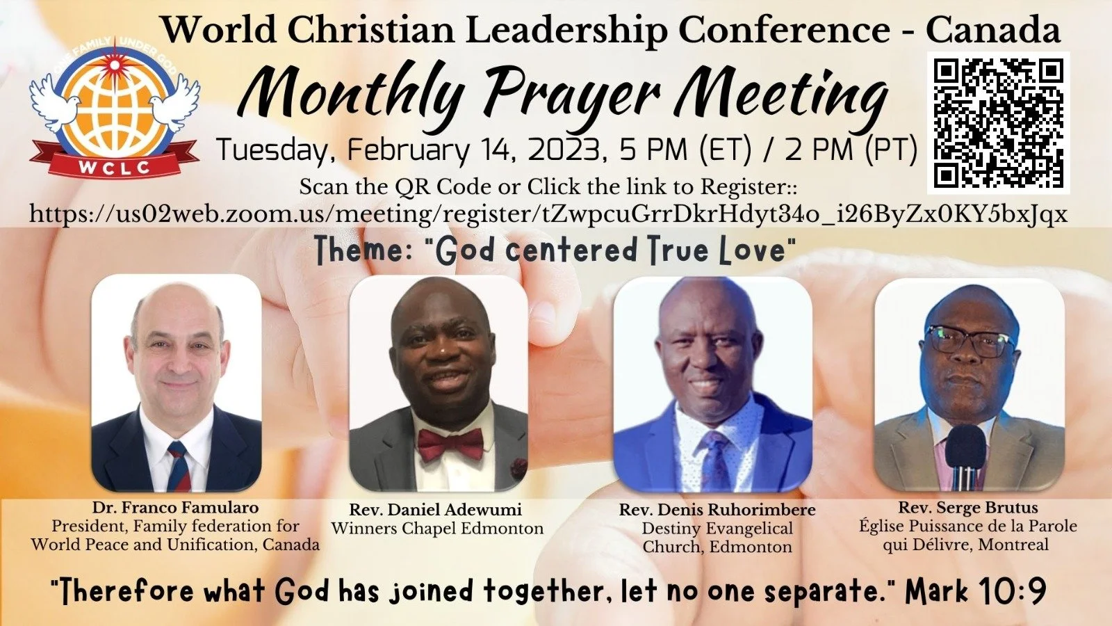 Upcoming — World Christian Leadership Conference