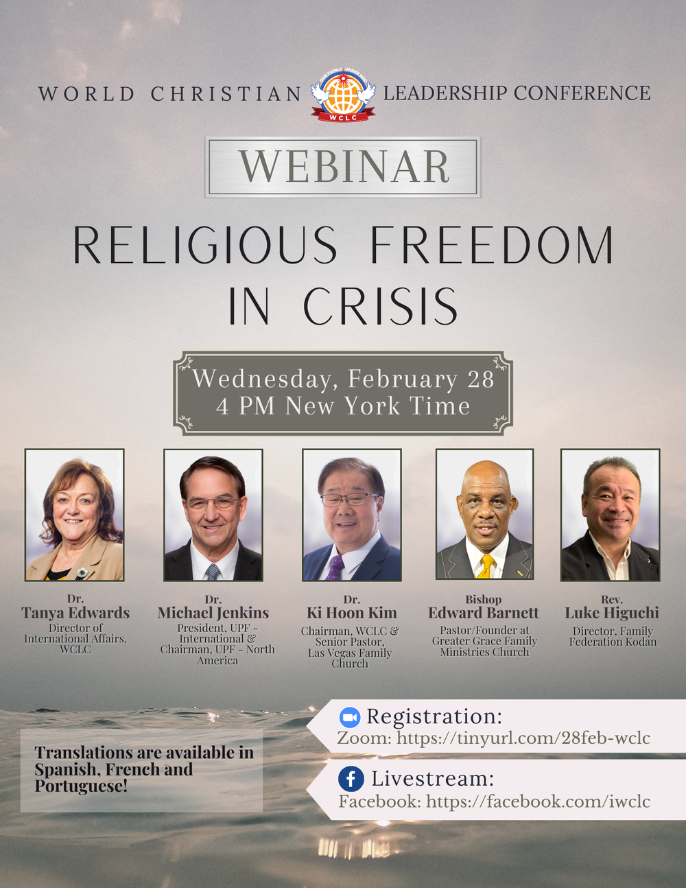 Upcoming — World Christian Leadership Conference