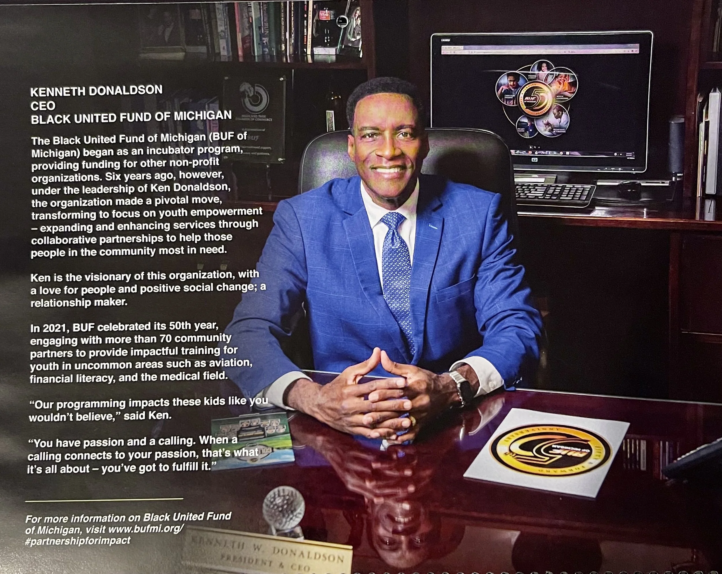 President & Ceo — Black United Fund of Michigan (BUF of MI)