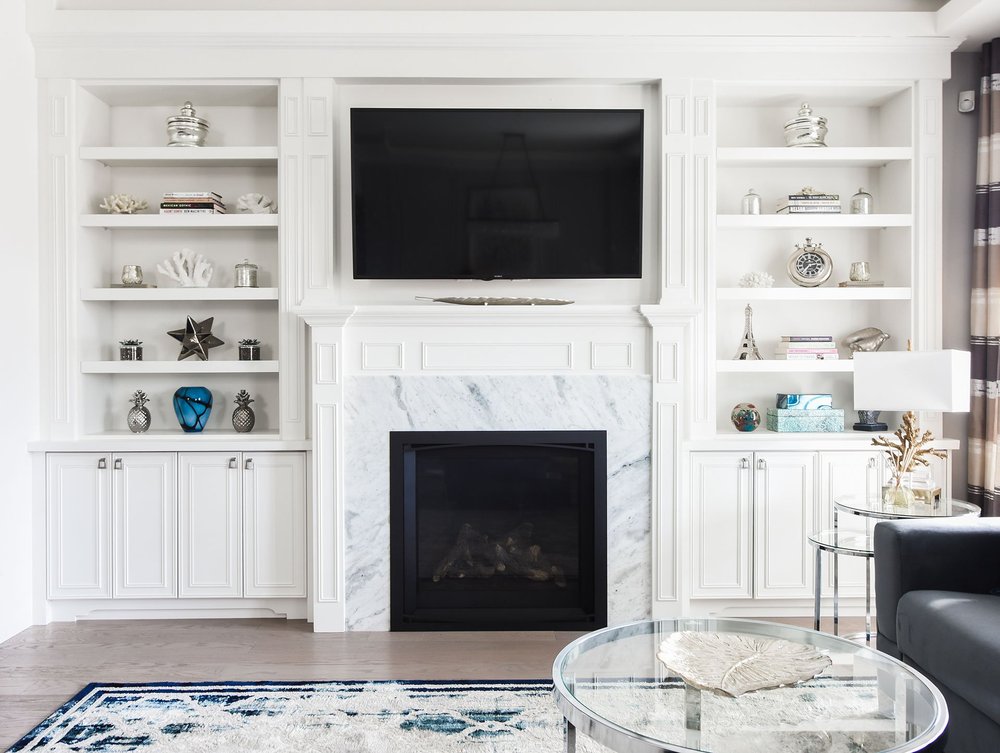 Custom Wall Unit | Built-In Wall Units - The Finish Carpenter — The ...