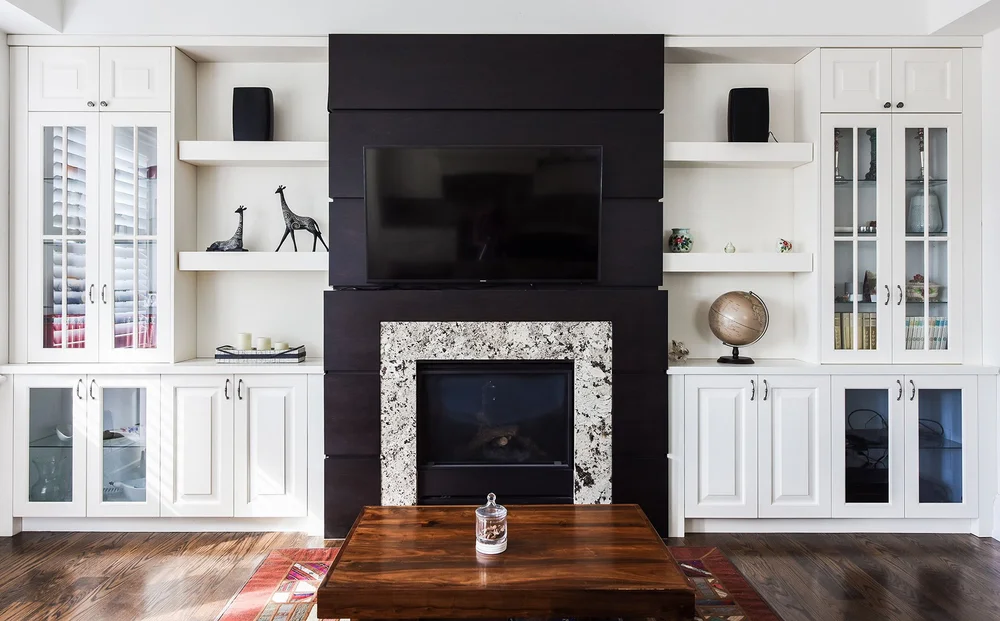 Custom Wall Unit | Built-In Wall Units - The Finish Carpenter — The ...