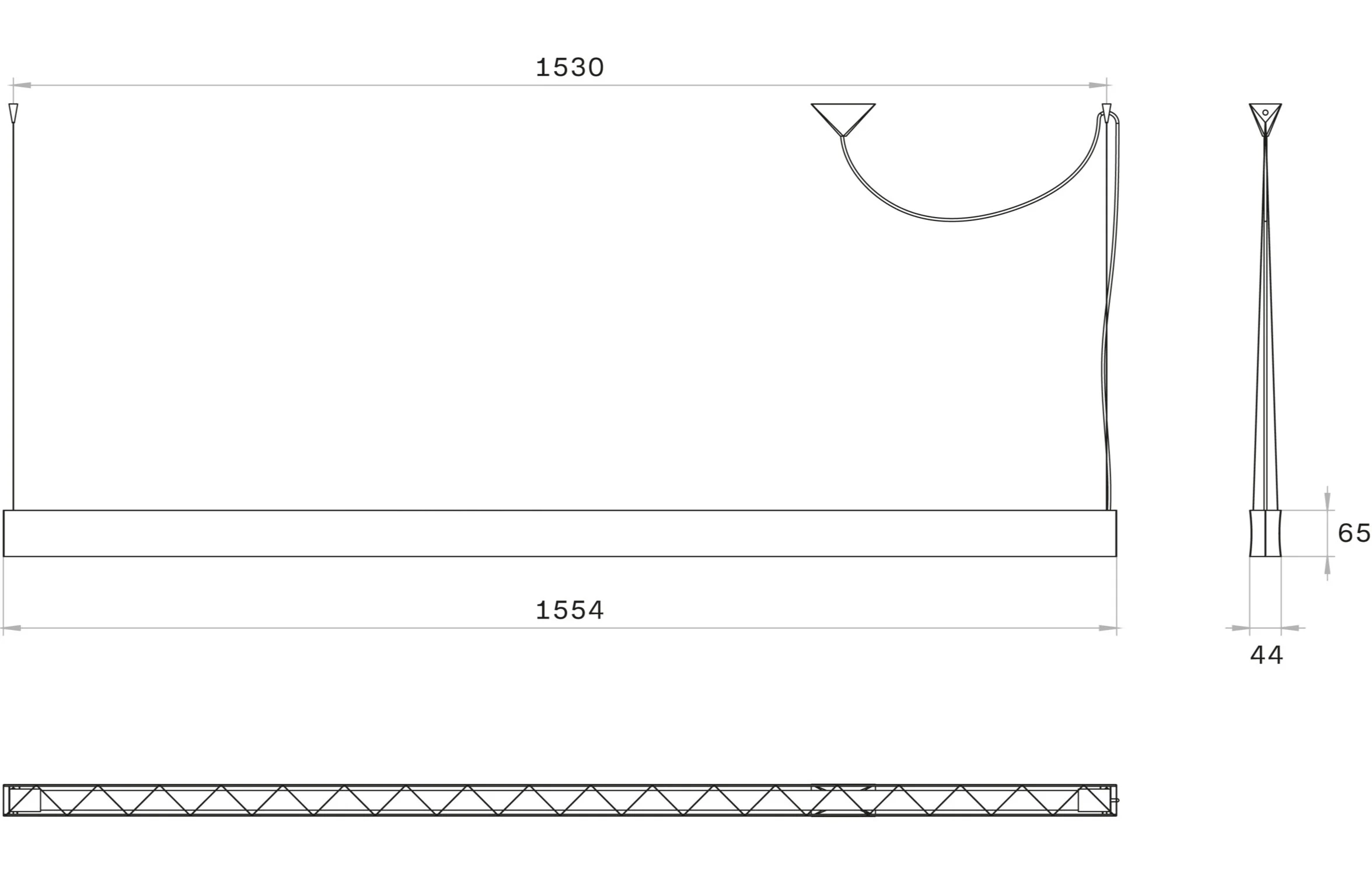 ZICK ZACK LIGHT is a task luminaire with a minimalist and extreme ...