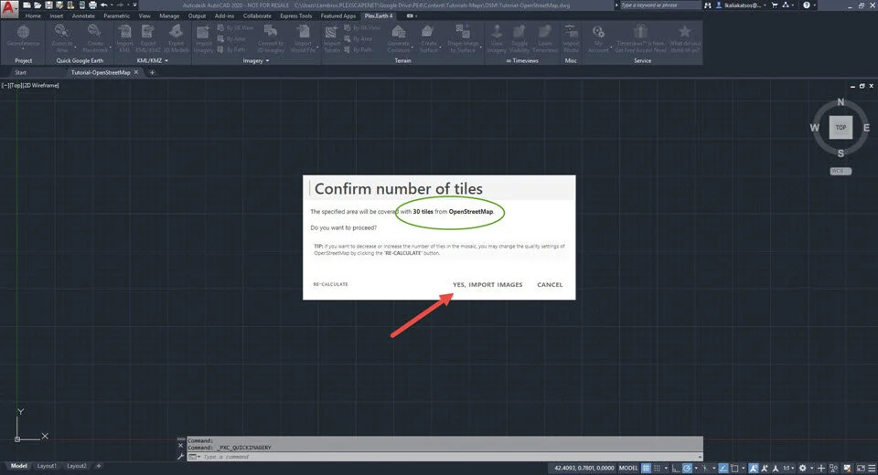How to get images from OpenStreetMap in AutoCAD — Plex-Earth