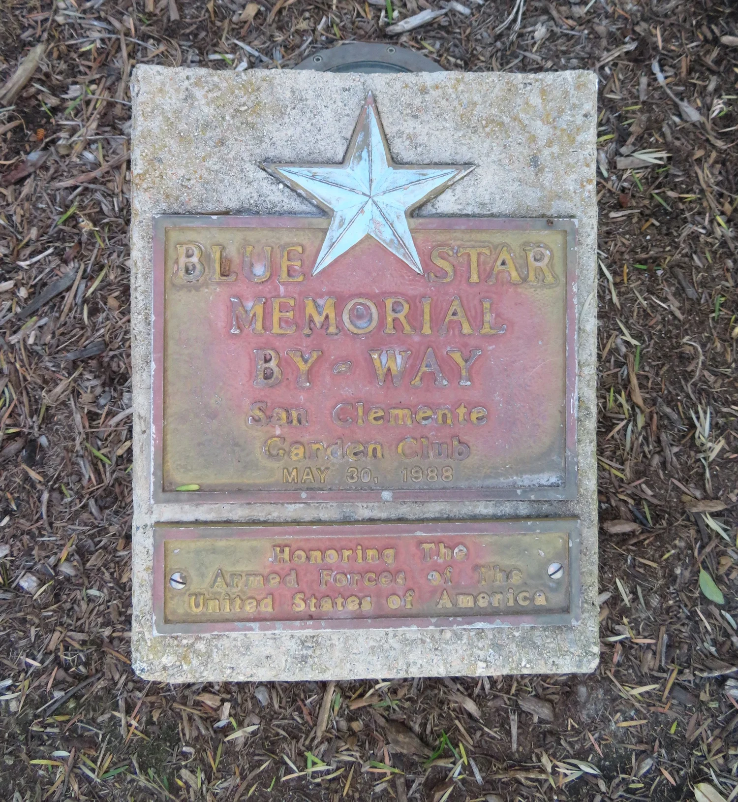 Blue Star Memorial — San Clemente Garden Club
