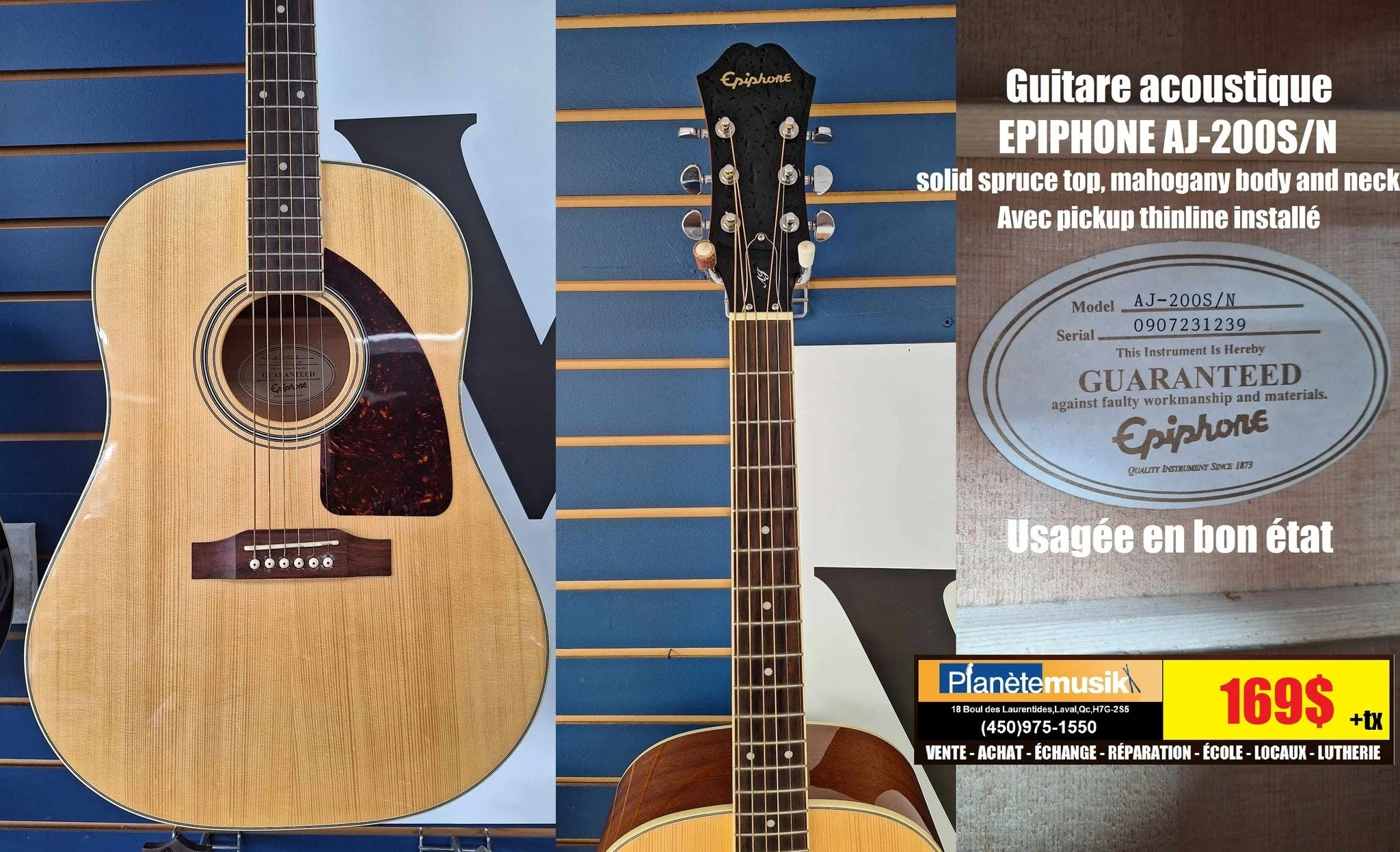 Guitares et accessoires — Planètemusik