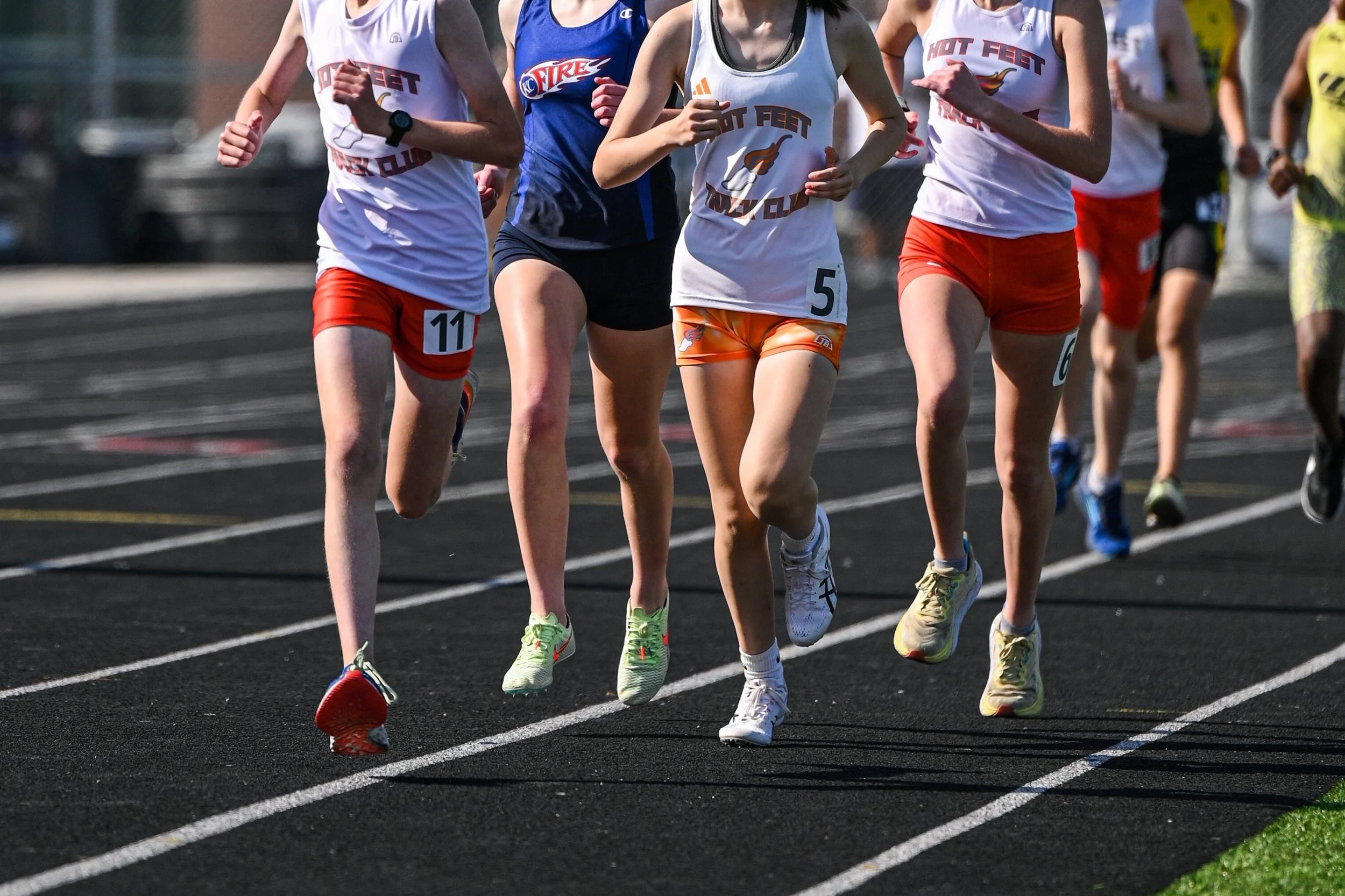 Girls Track Hot