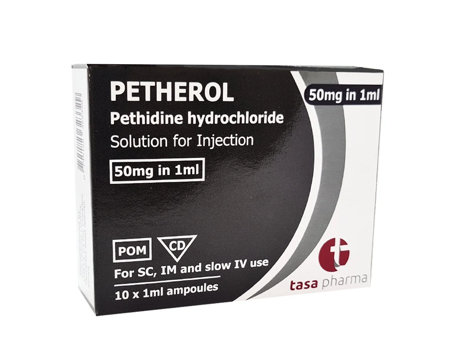 Petherol | Pethidine 50mg — Tasa Pharma