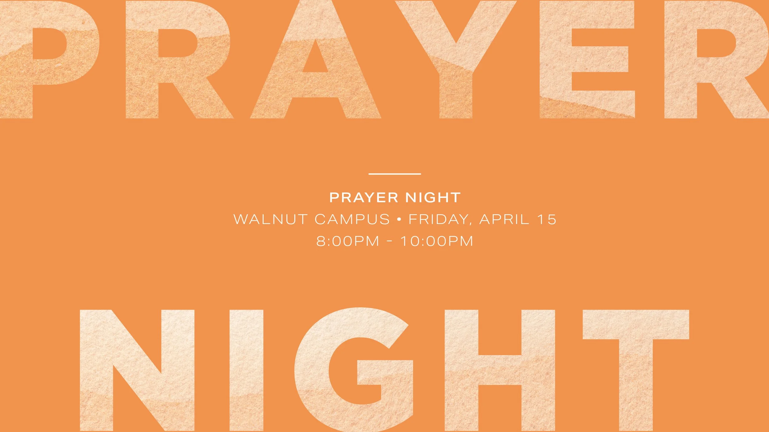 EVENTS — City Blessing Church