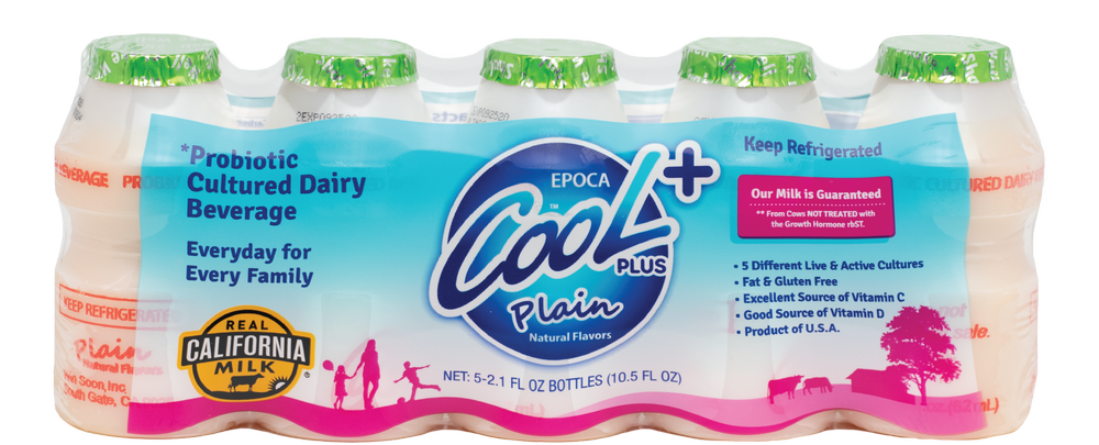 Cool Plus Probiotic Cultured Dairy Beverage — Win Soon, Inc. DBA EPOCA