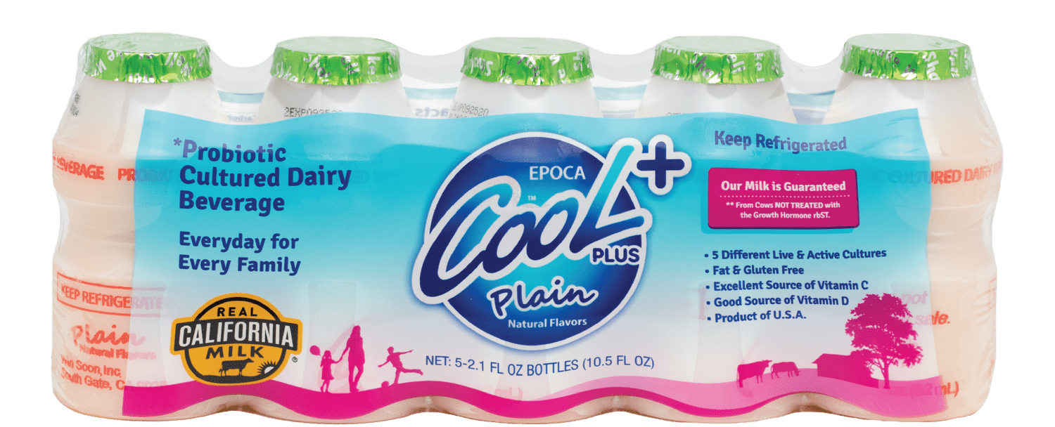 Cool Plus Probiotic Cultured Dairy Beverage — Win Soon, Inc. DBA EPOCA