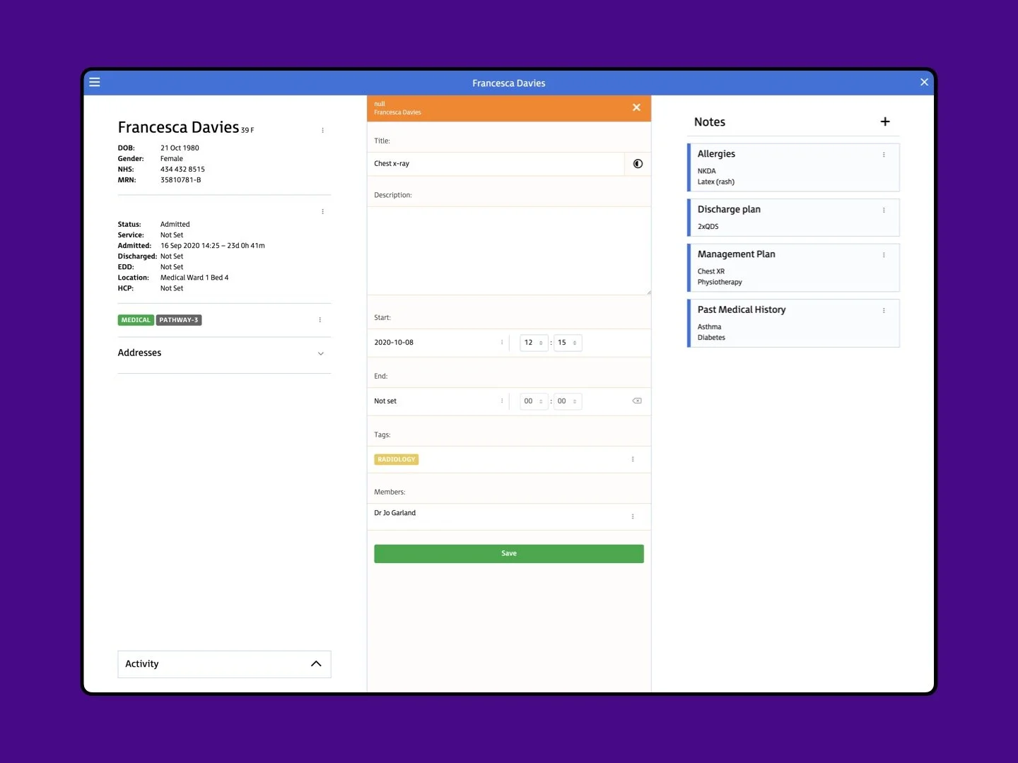 Platform — Infinity Health