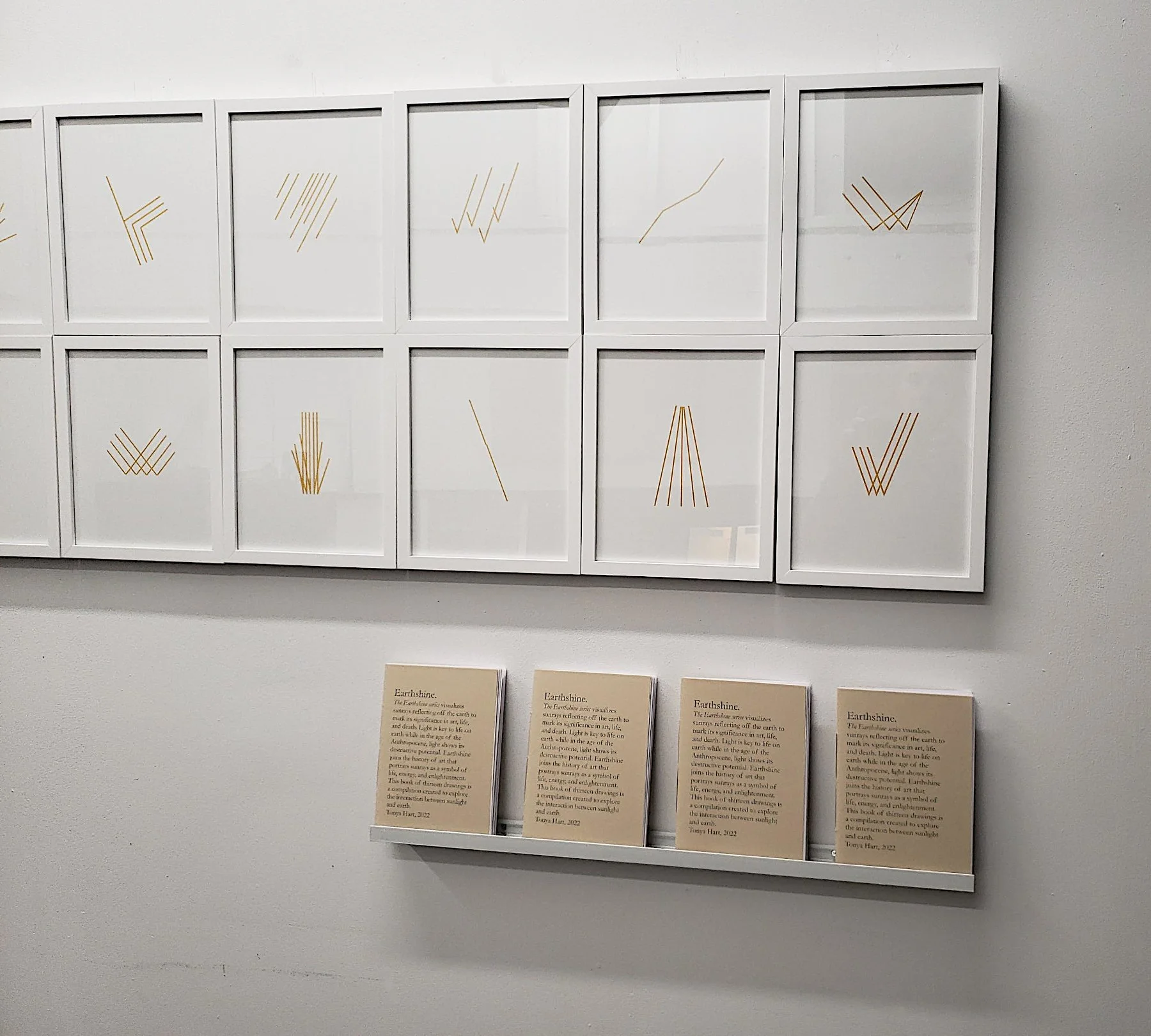 Earthshine drawings — T O N Y A H A R T