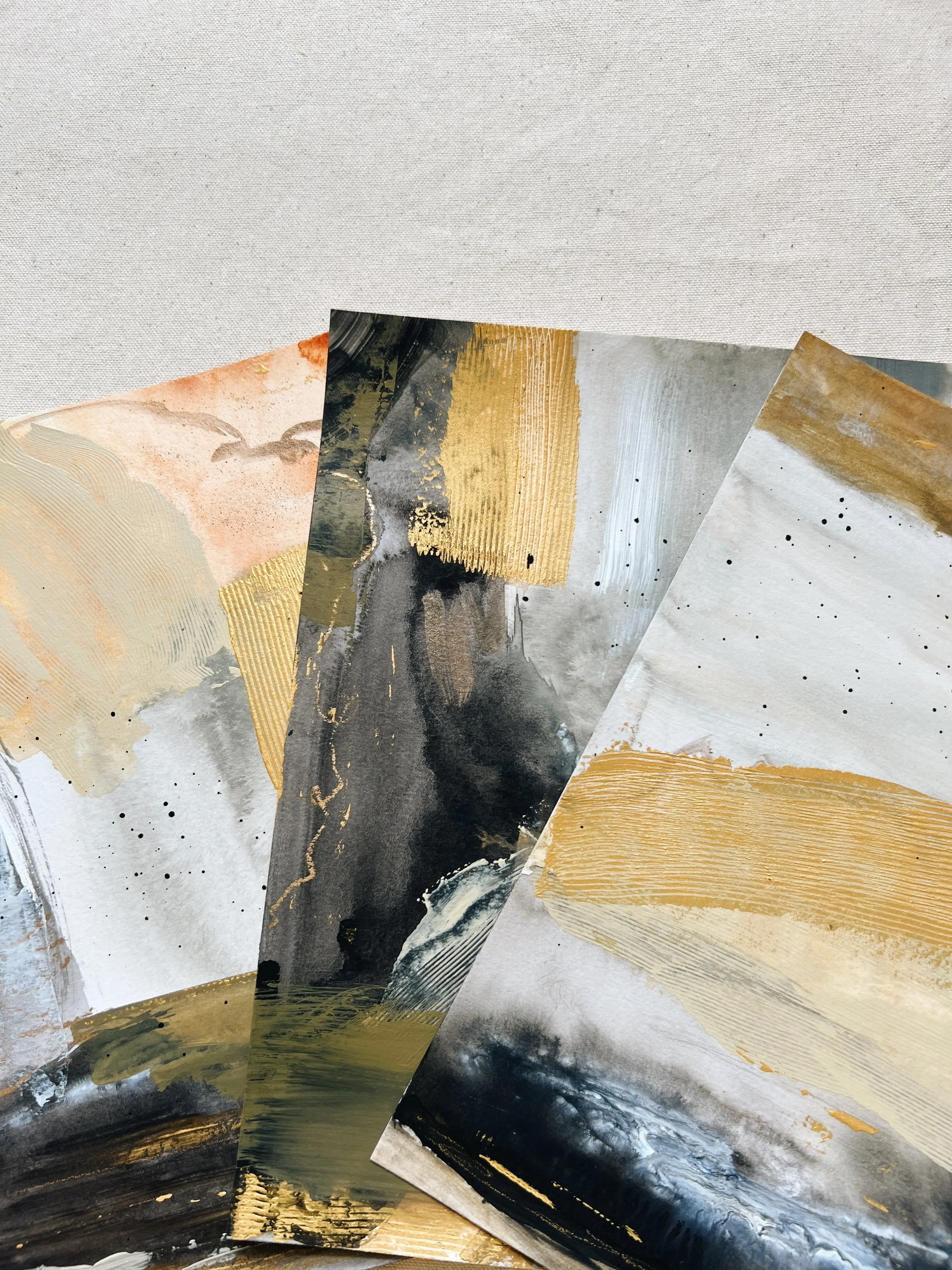 Abstract Paper Paintings — Wildflower Culture