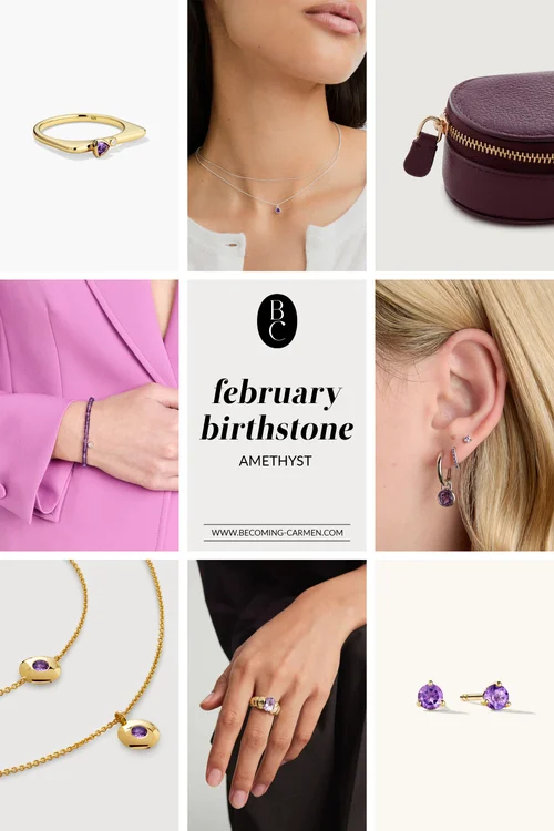 February Birthstone Jewellery: The Amethyst Gift Guide — Becoming Carmen