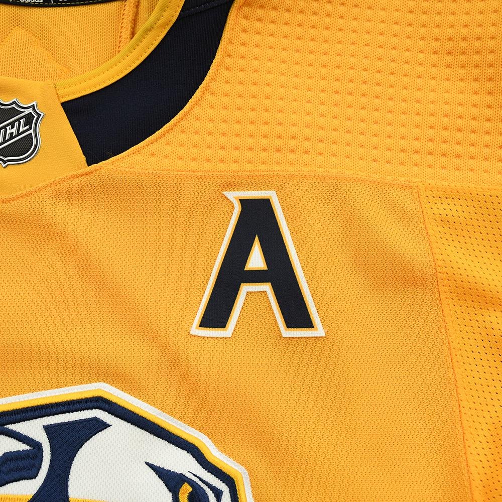 Nashville Predators Mustard Cat Replacement Neck Wordmark — Liberty ...