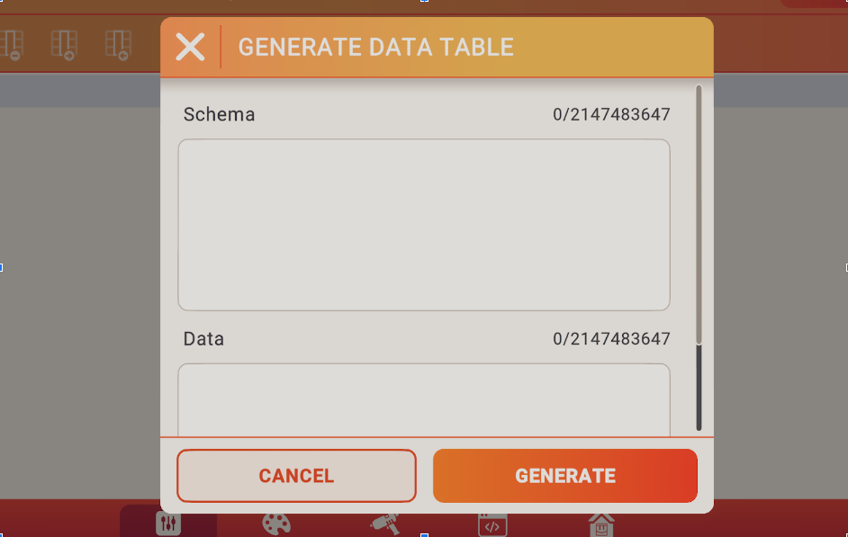 Data Tables and Rewards