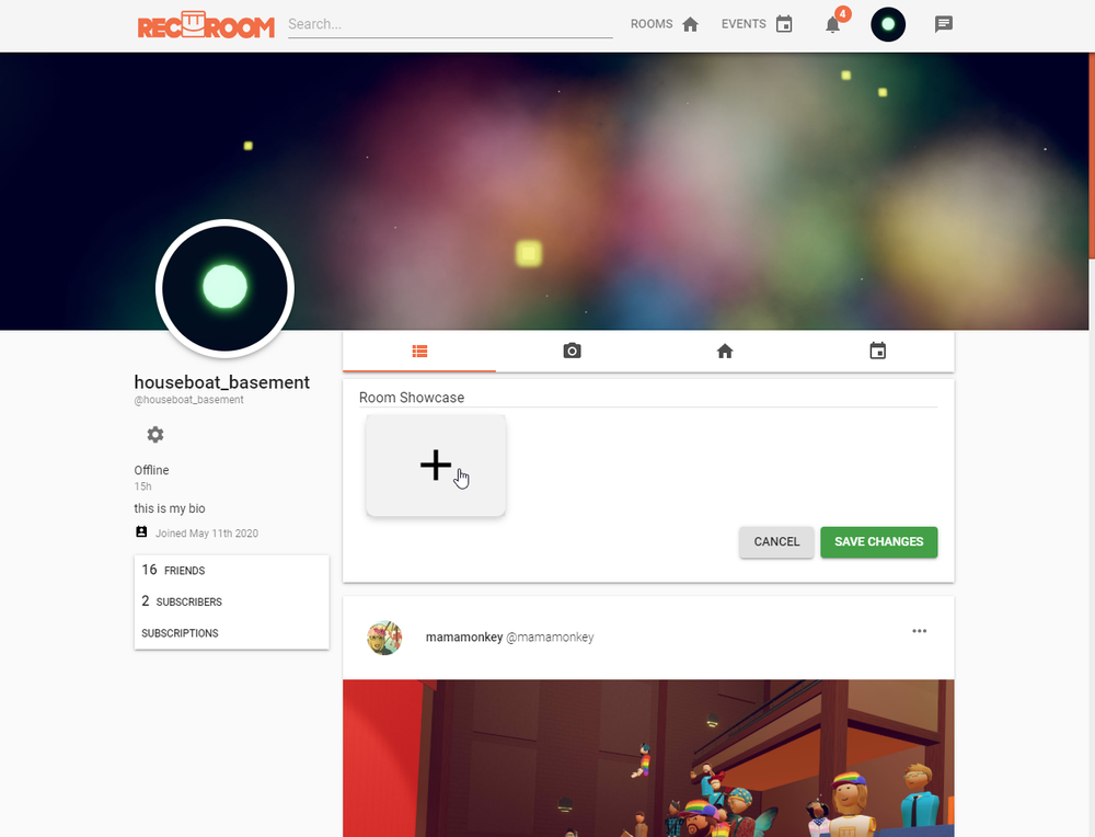 Rec.Net Room Showcase