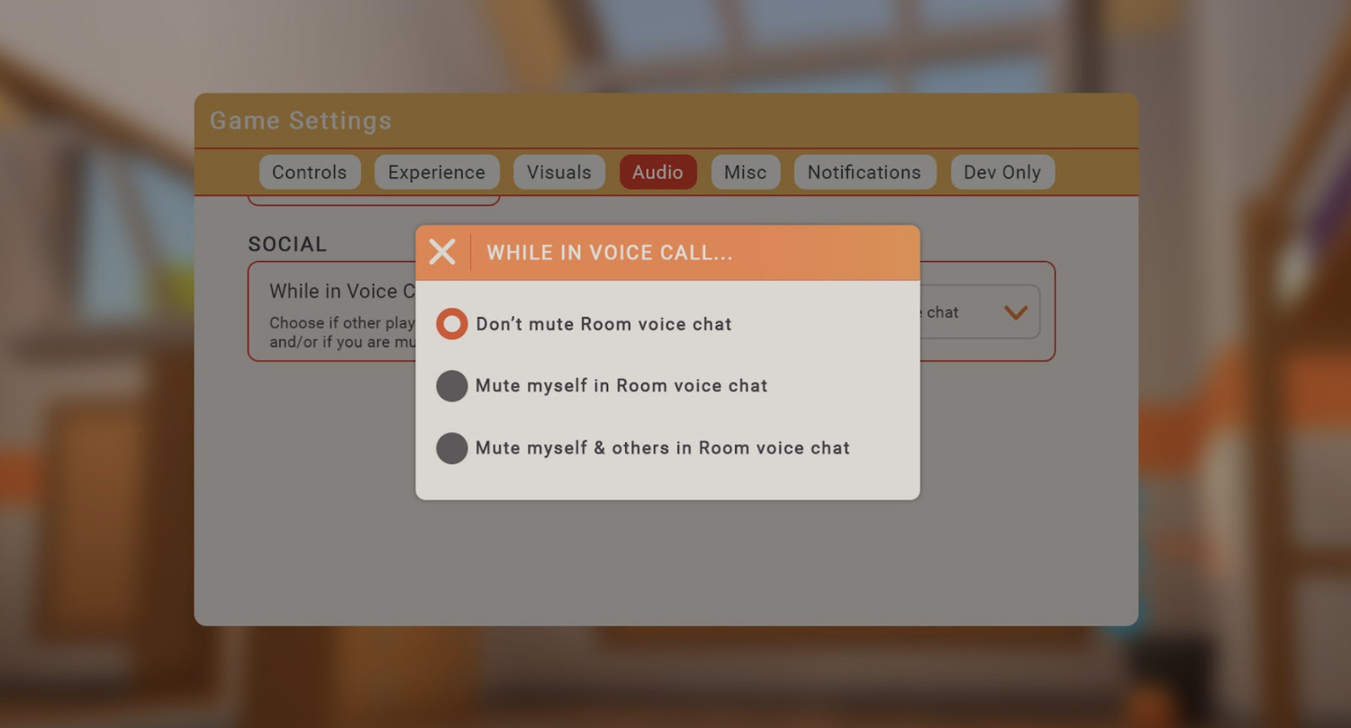 Voice Privacy Settings Update