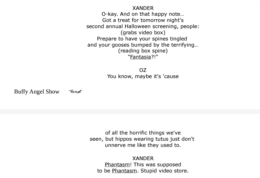 PHANTASM was mentioned on Buffy the Vampire Slayer?! — PHANTASM.com