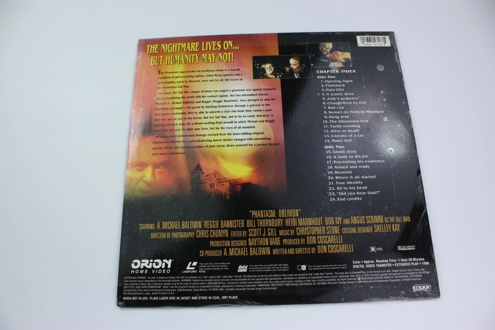 Phantasm Collectable Spotlight: The Phantasm Oblivion Laserdisc ...