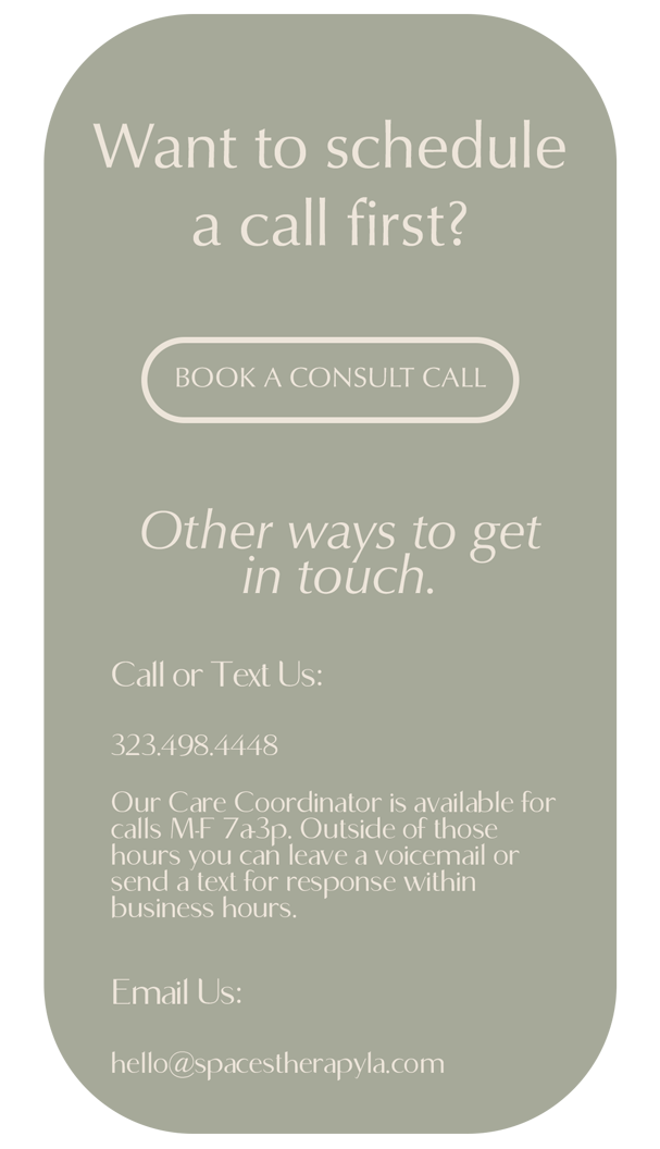 CONTACT US — Spaces Therapy