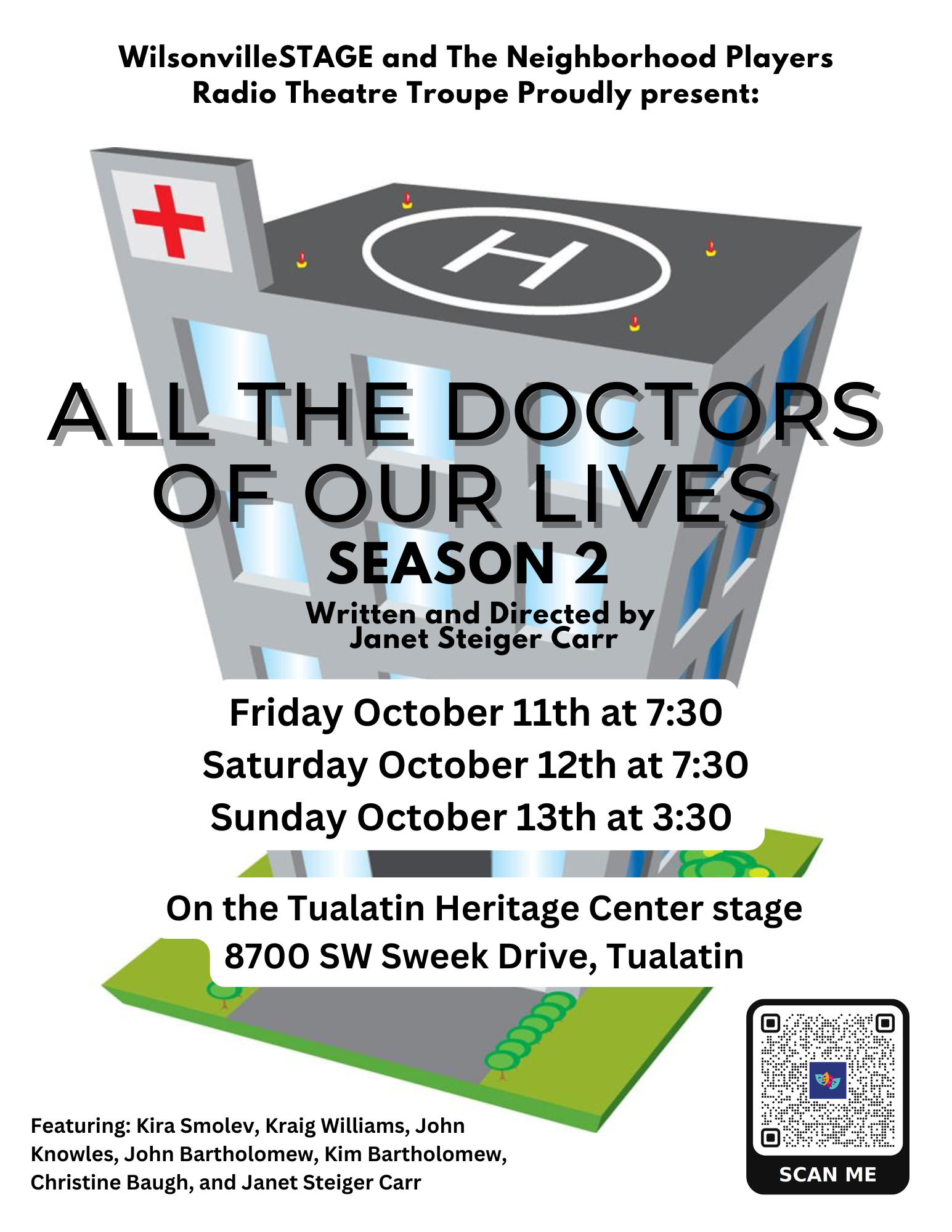 ALL THE DOCTORS OF OUR LIVES - SEASON 2 — Tualatin Historical Society
