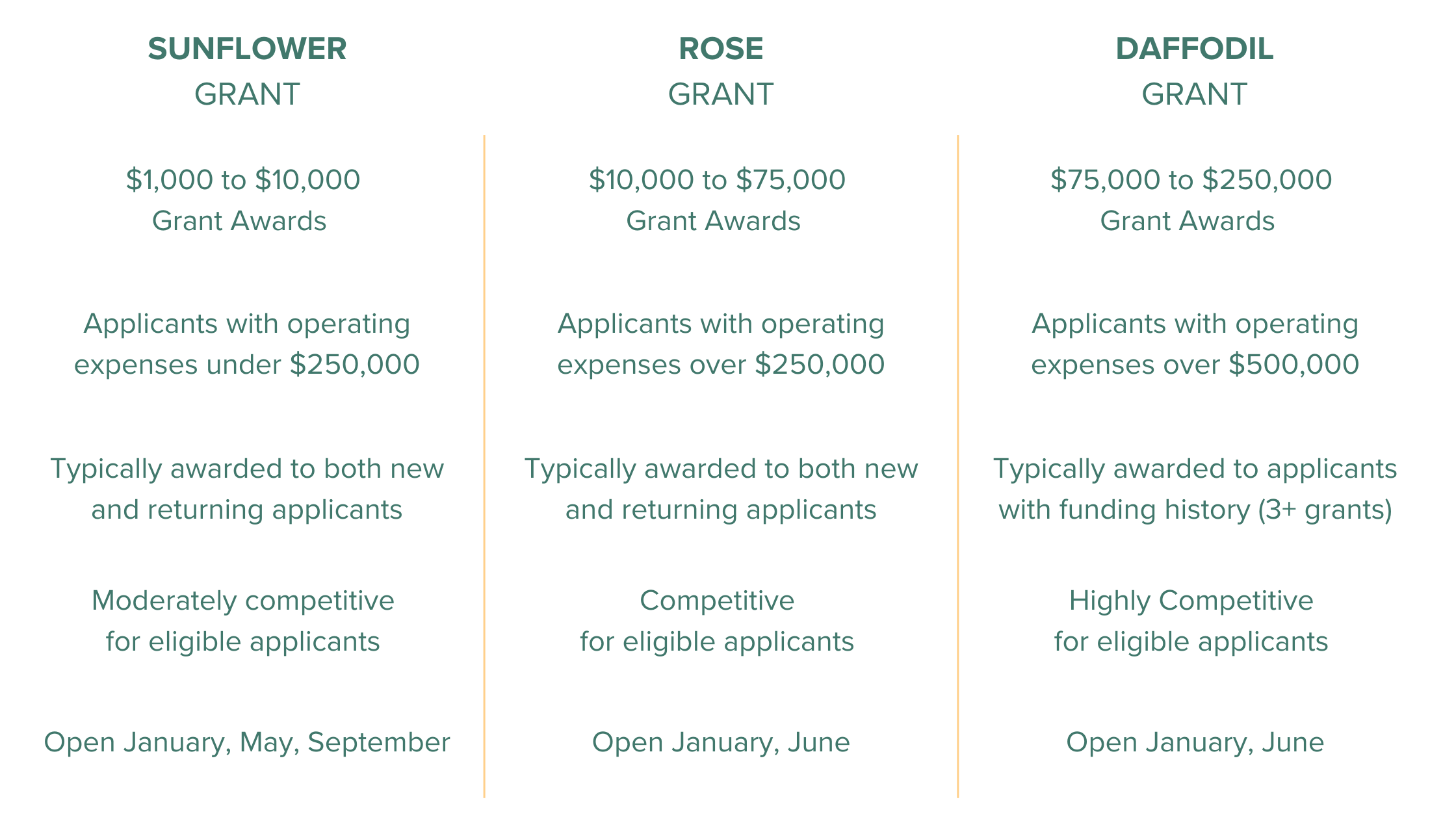 Grant Programs — The Marie Lamfrom Charitable Foundation
