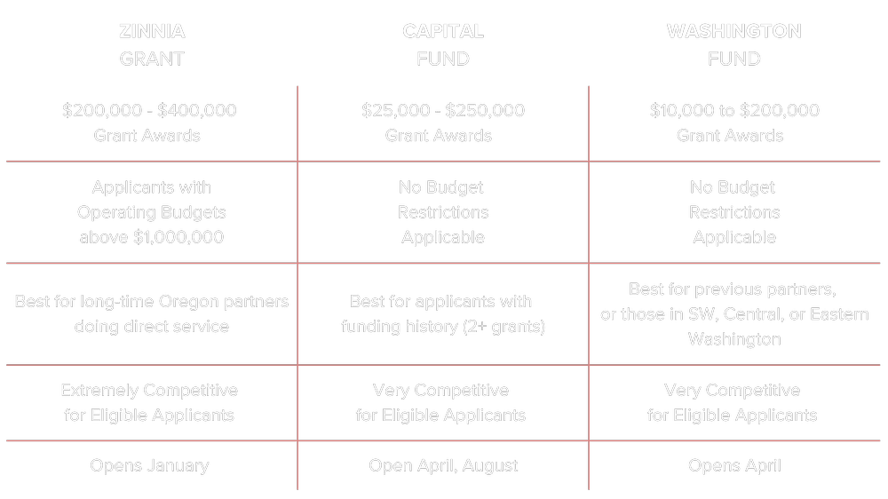 Grant Programs — The Marie Lamfrom Charitable Foundation