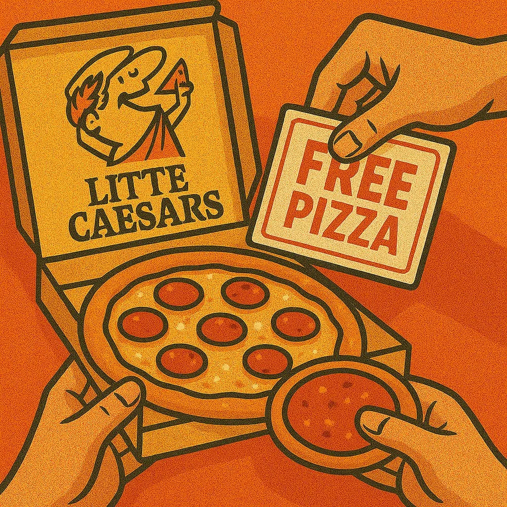 How to Get Free Pizza from Little Caesars — GripRoom