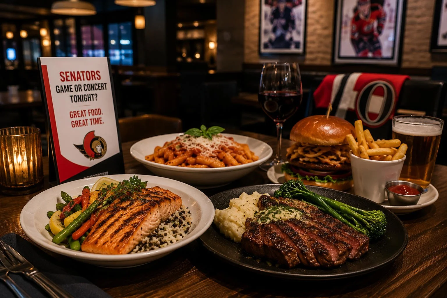Best Dinner Near Canadian Tire Centre Before a Senators Game or Concert ...
