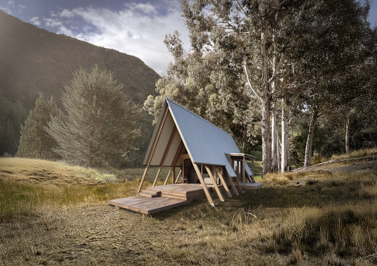 Flexi House - High-Performance Homes made simple - Arrowtown A-Frame