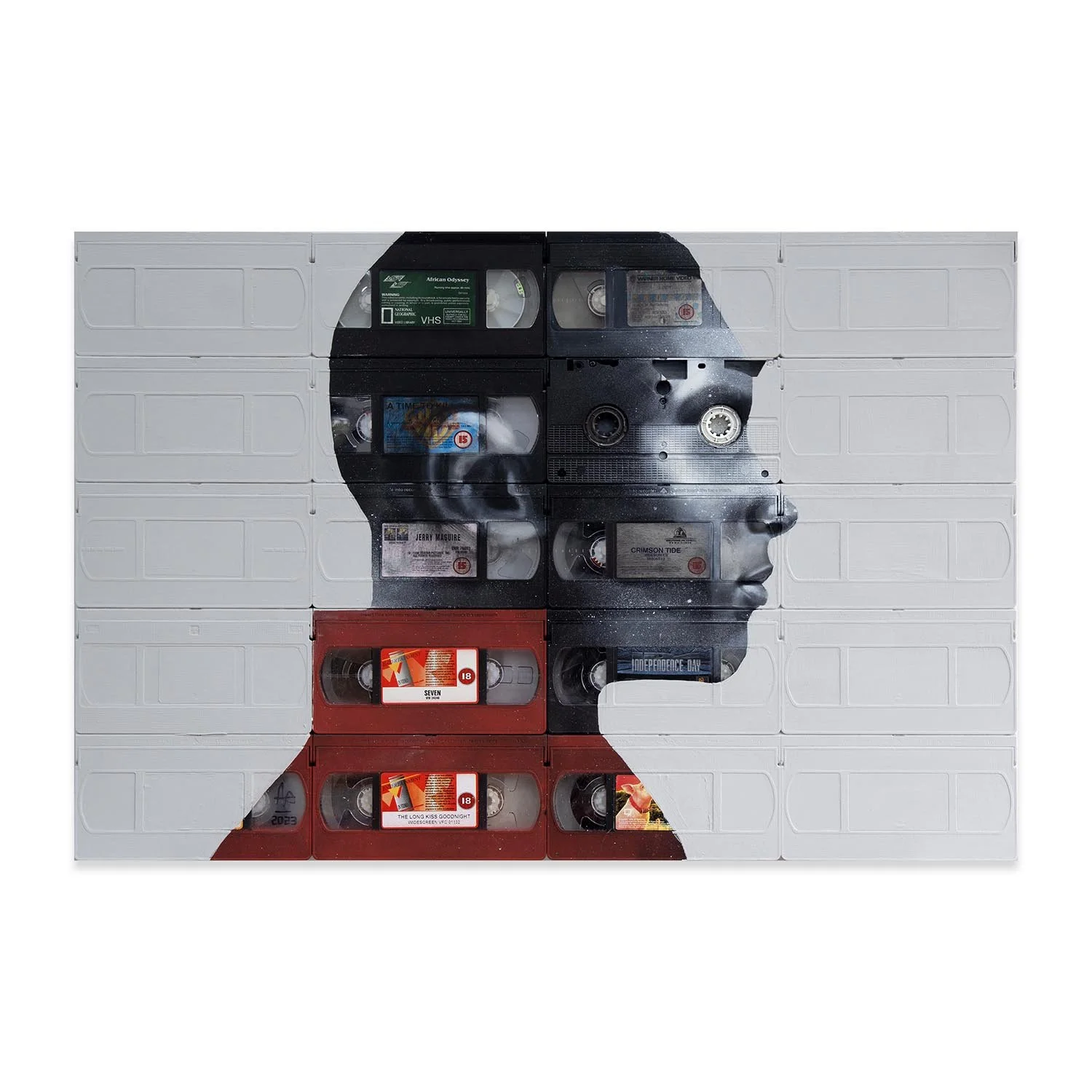 Archived Star - collage VHS tape art | Nick Gentry