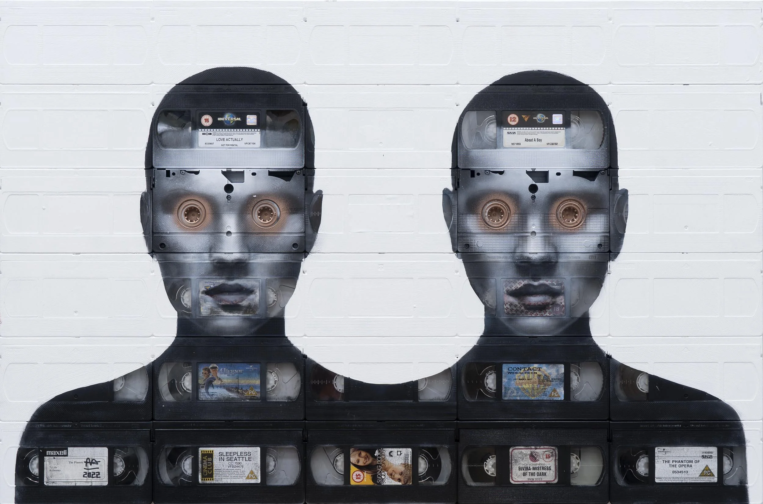 Viewing Figures - VHS cassette tape artworks with Robert Fontaine ...