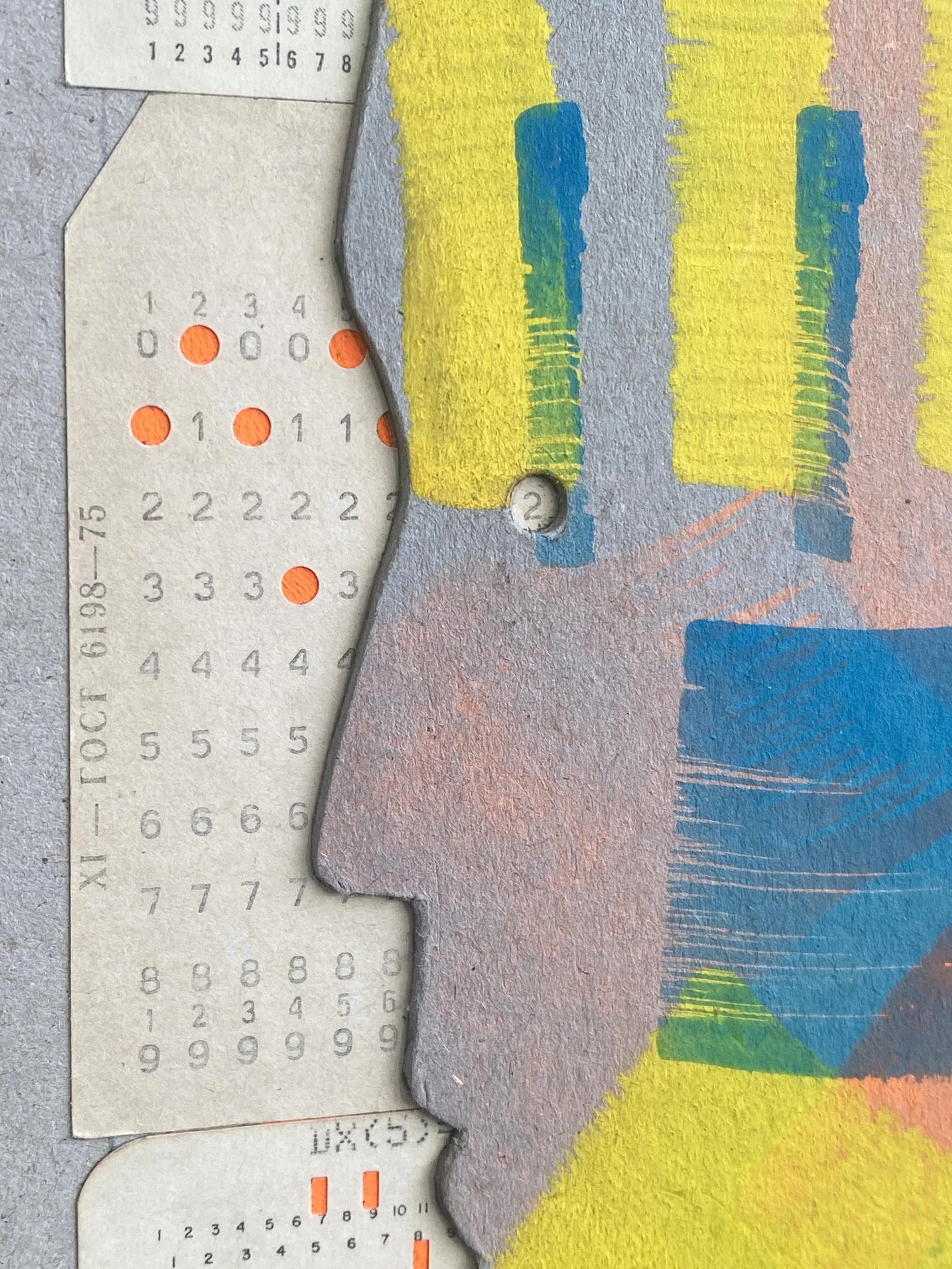 'Paranoid' vintage data collage | Nick Gentry