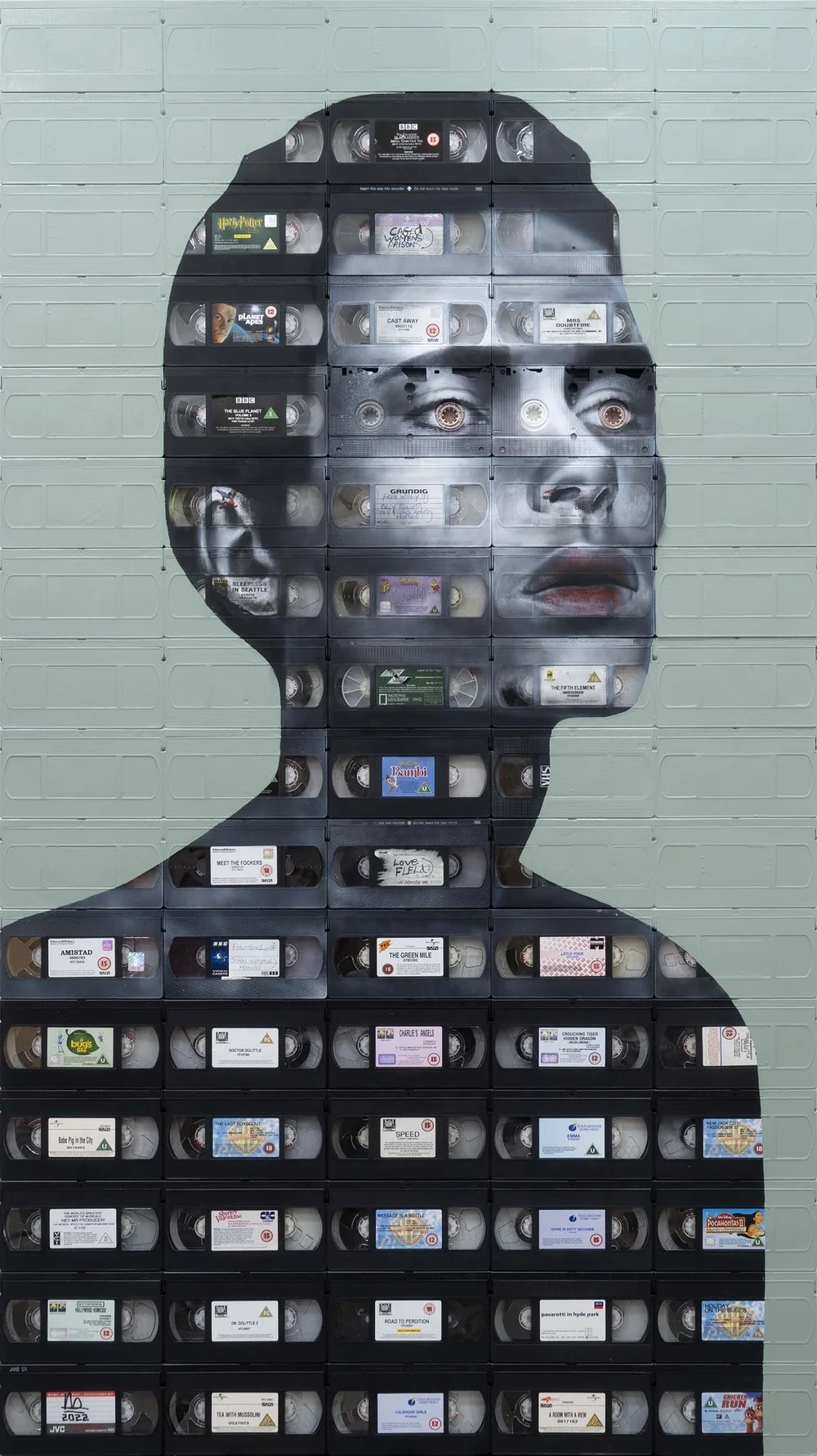 Protagonist 1 - VHS cassette tape portrait | Nick Gentry