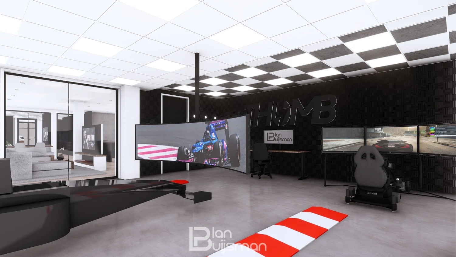 THOMB Builds New Studio With Full-Scale F1 Chassis Simulator — THOMB