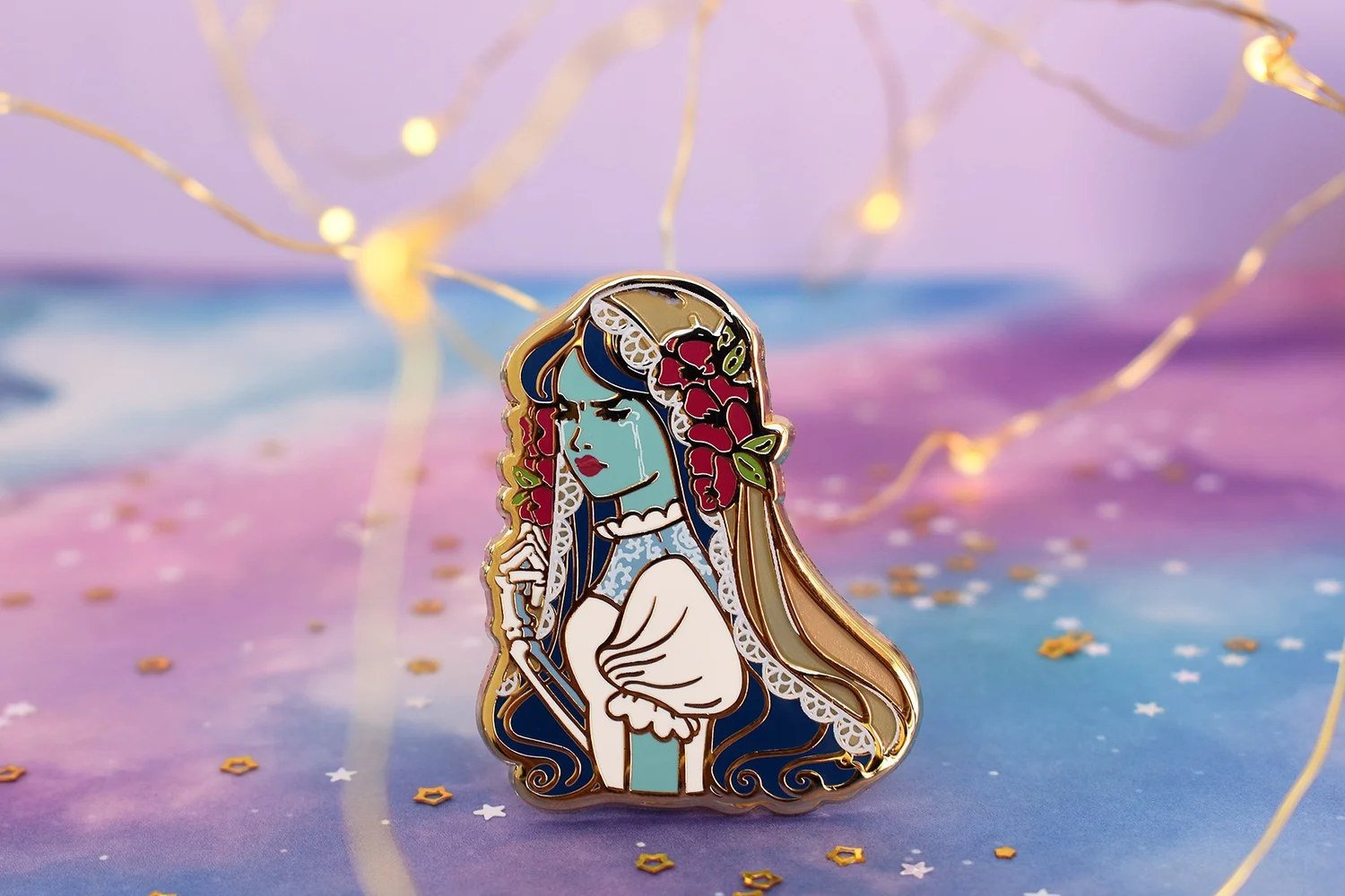 Brown is Beautiful Enamel Pin — The Moonborn