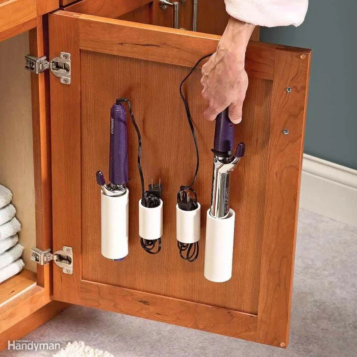 12 Easy, Cheap Ways to Organize Hair Tools — Think Outside the Closet ...